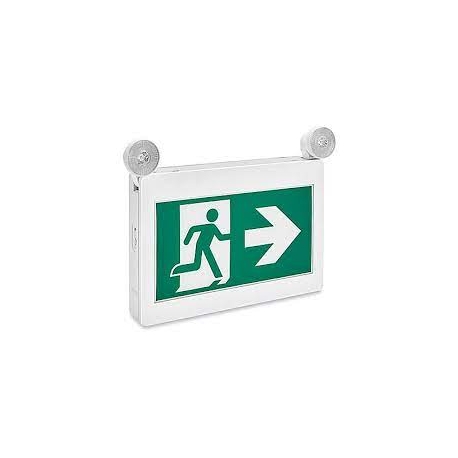 Running man hard wired EXIT sign with lights 180101 - CENTRE OUTILS PLUS