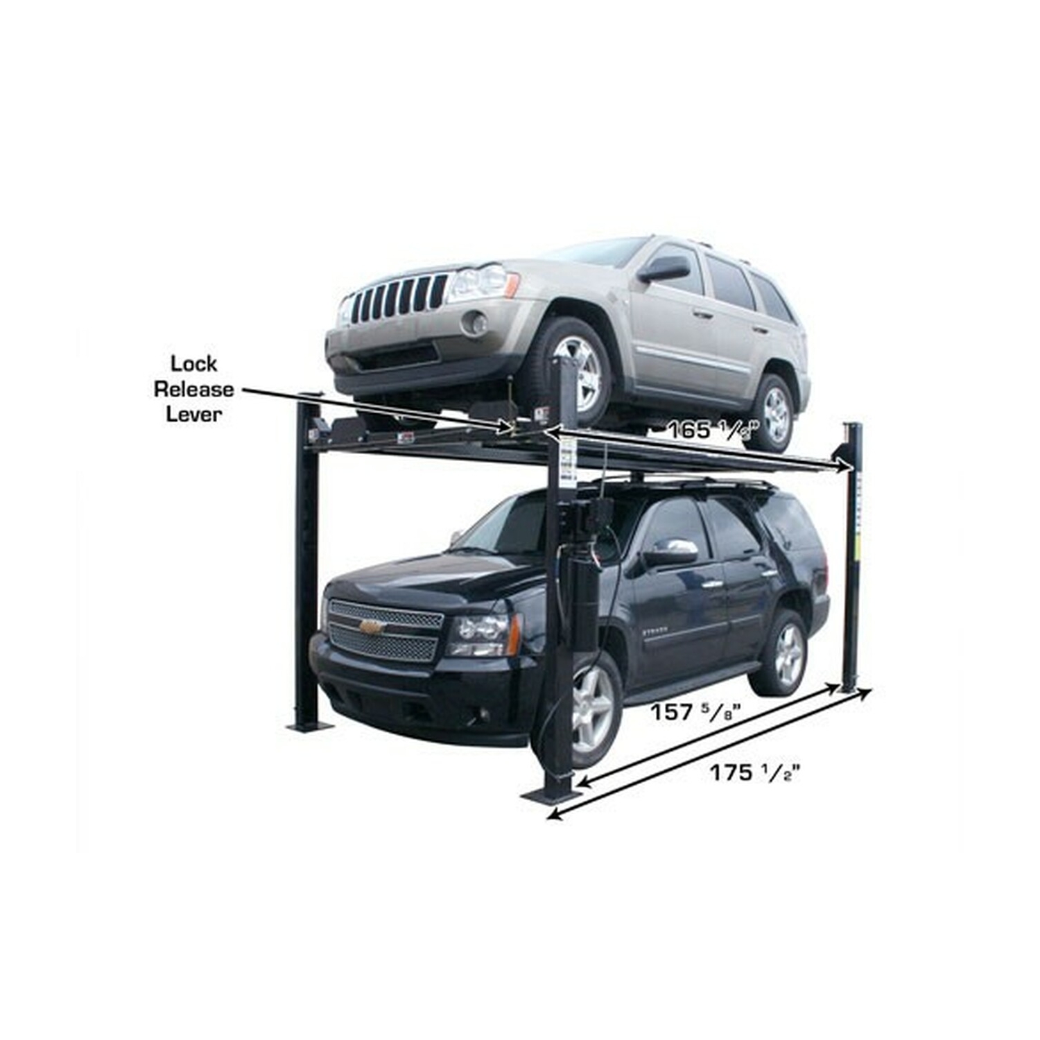 ATLAS Garage Pro 8000 EXT 4 Post Lift (8,000lbs Capacity)