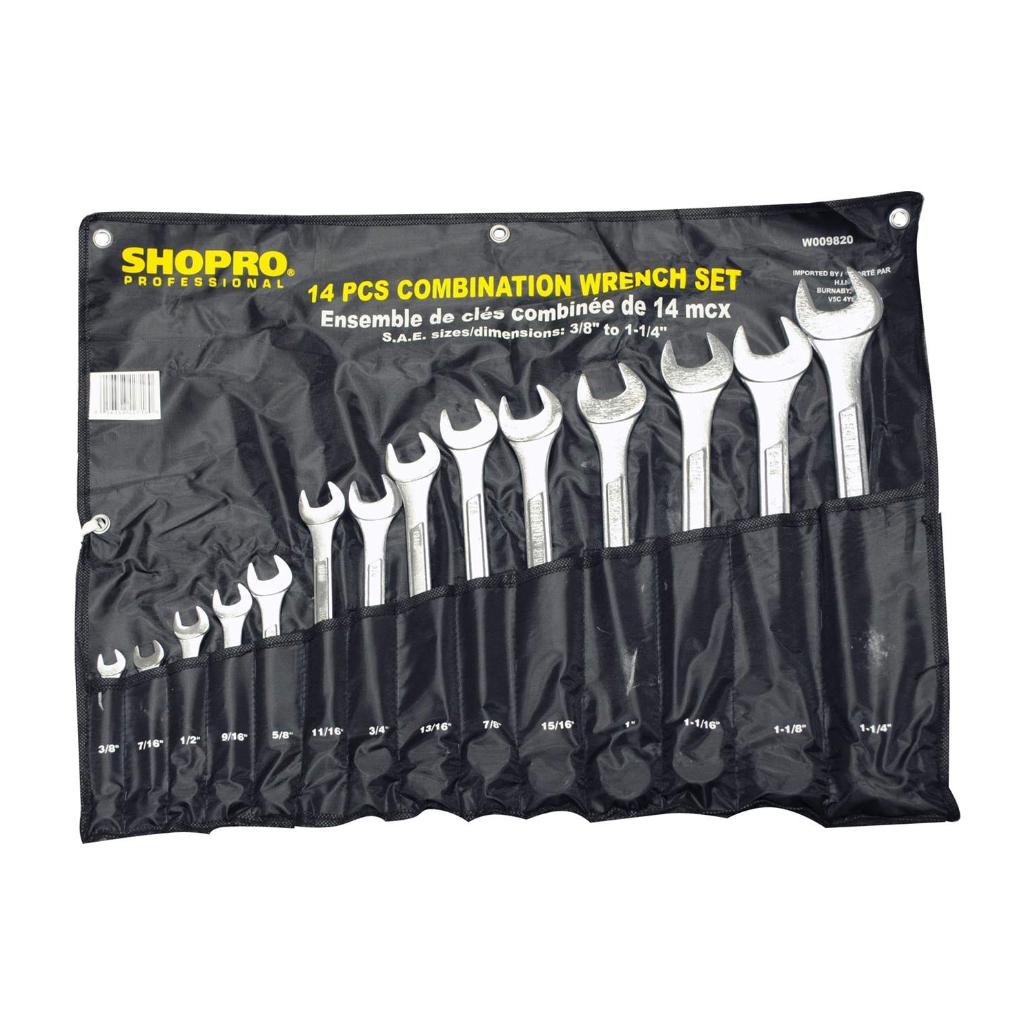 Jeu de clés combinées 14mcx (W009820) - CENTRE OUTILS PLUS