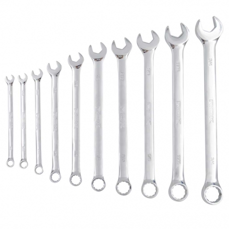 10 piece extra long wrench set 68011 - CENTRE OUTILS PLUS