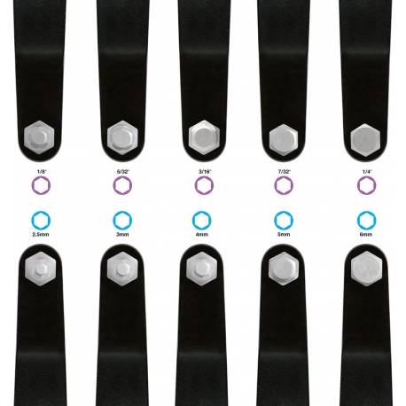 Low profile screwdriver set 01328A