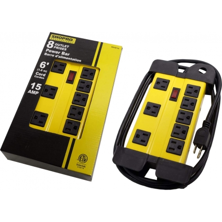 8 outlet power bar P010715 - CENTRE OUTILS PLUS