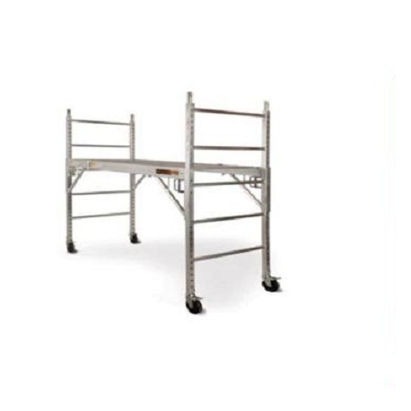 6 foot aluminum scaffold with wooden plank BSA01 - CENTRE OUTILS PLUS