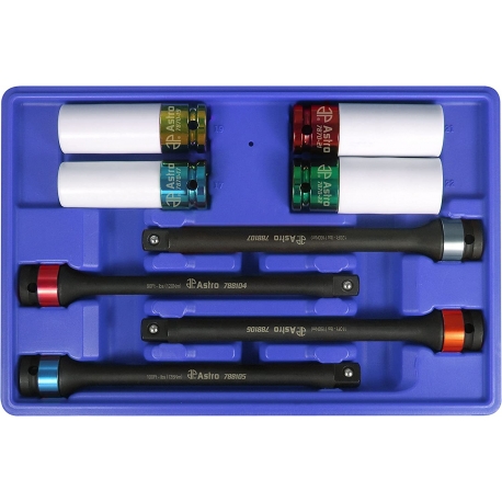 8 piece torque bar and torque socket set 78818 - CENTRE OUTILS PLUS