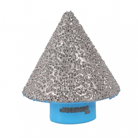 Conical vacuum brazed diamond mill bit 120677 - CENTRE OUTILS PLUS