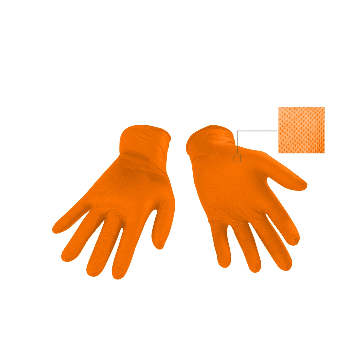 Textured nitrile disposable gloves 8ML DNTOR850-XXL - CENTRE OUTILS PLUS