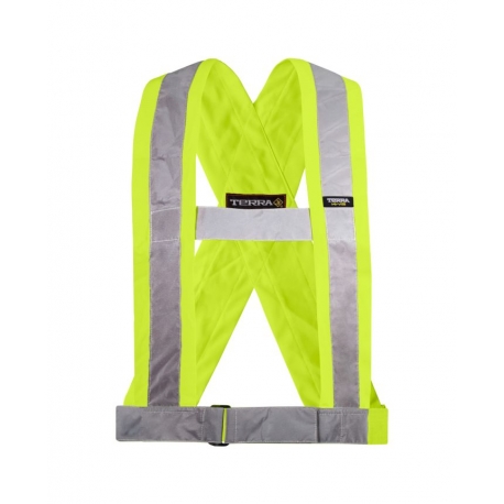 High visibility security sash suspenders 451004YL - CENTRE OUTILS PLUS