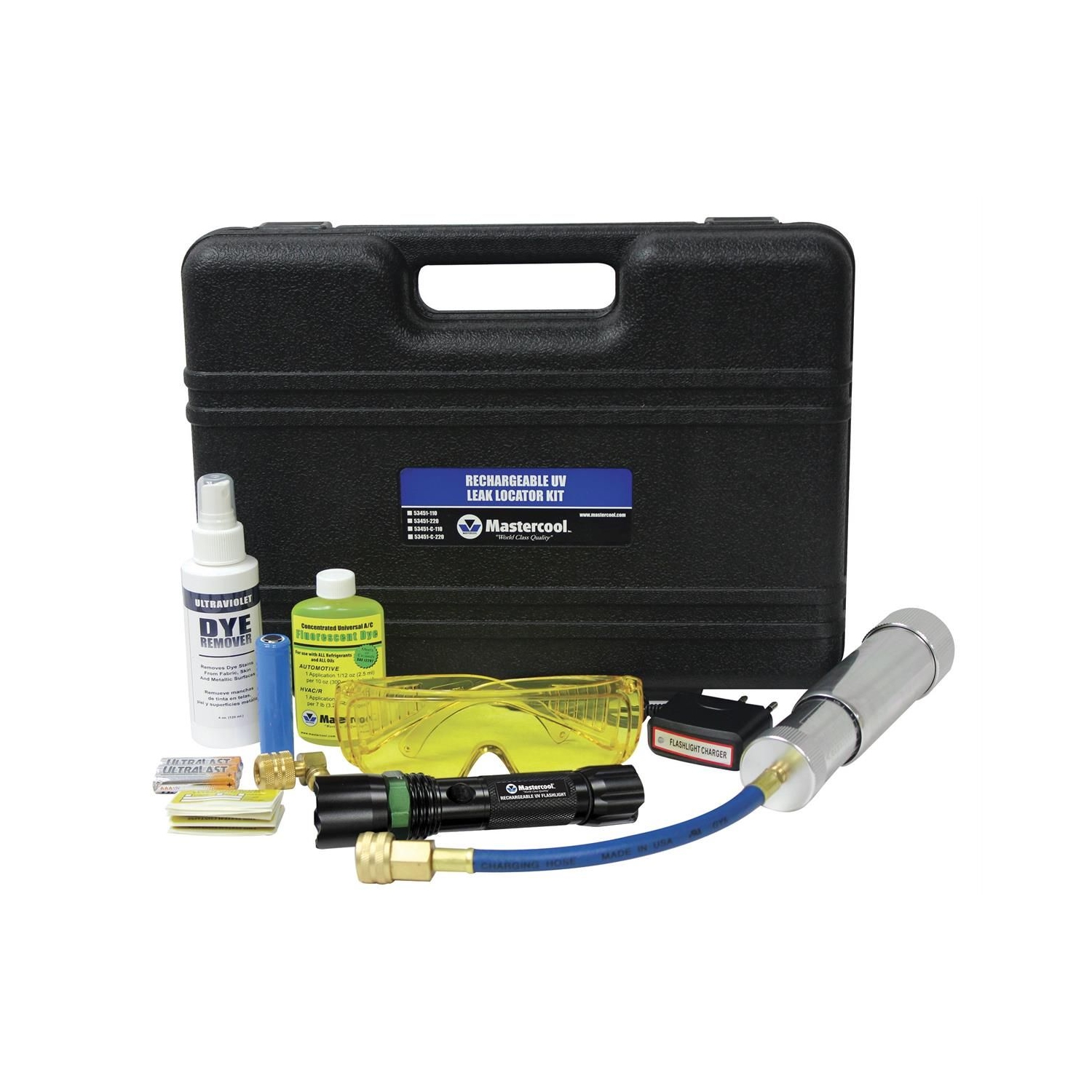 Mastercool Rechargeable True Uv 25 application dye kit MSC53451-110