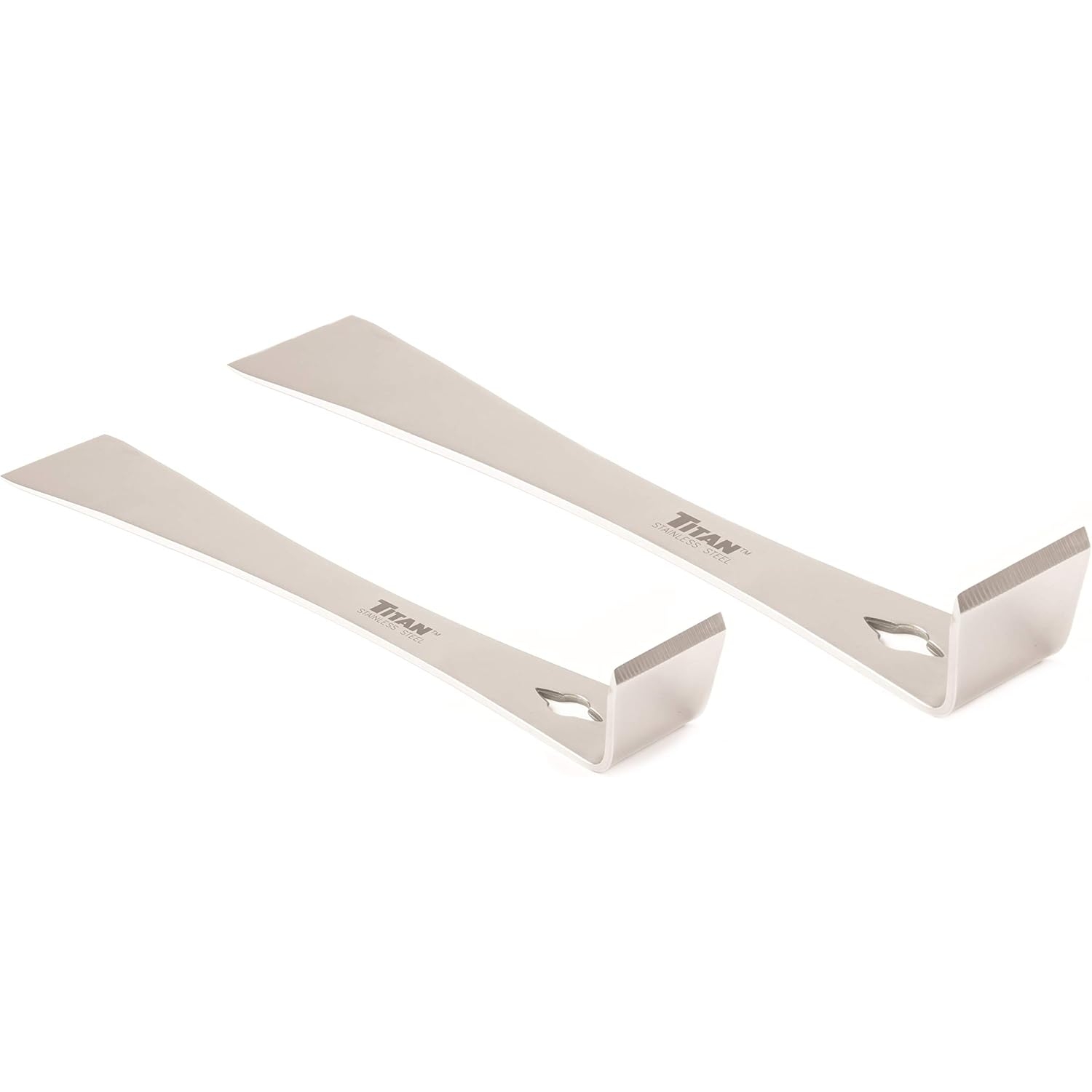2 pc stainless steel scraper set 17005