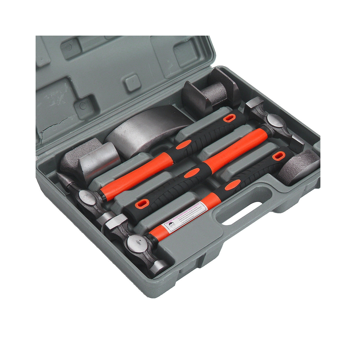 7 piece auto body hammer and dolly kit A657F