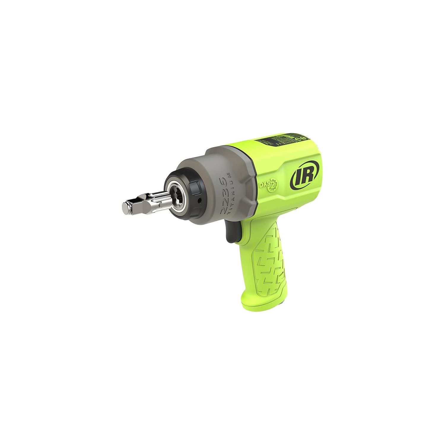 Ingersoll Rand 1/2" Air Impact Wrench, Quiet, 1500 ft-lb Torque ...