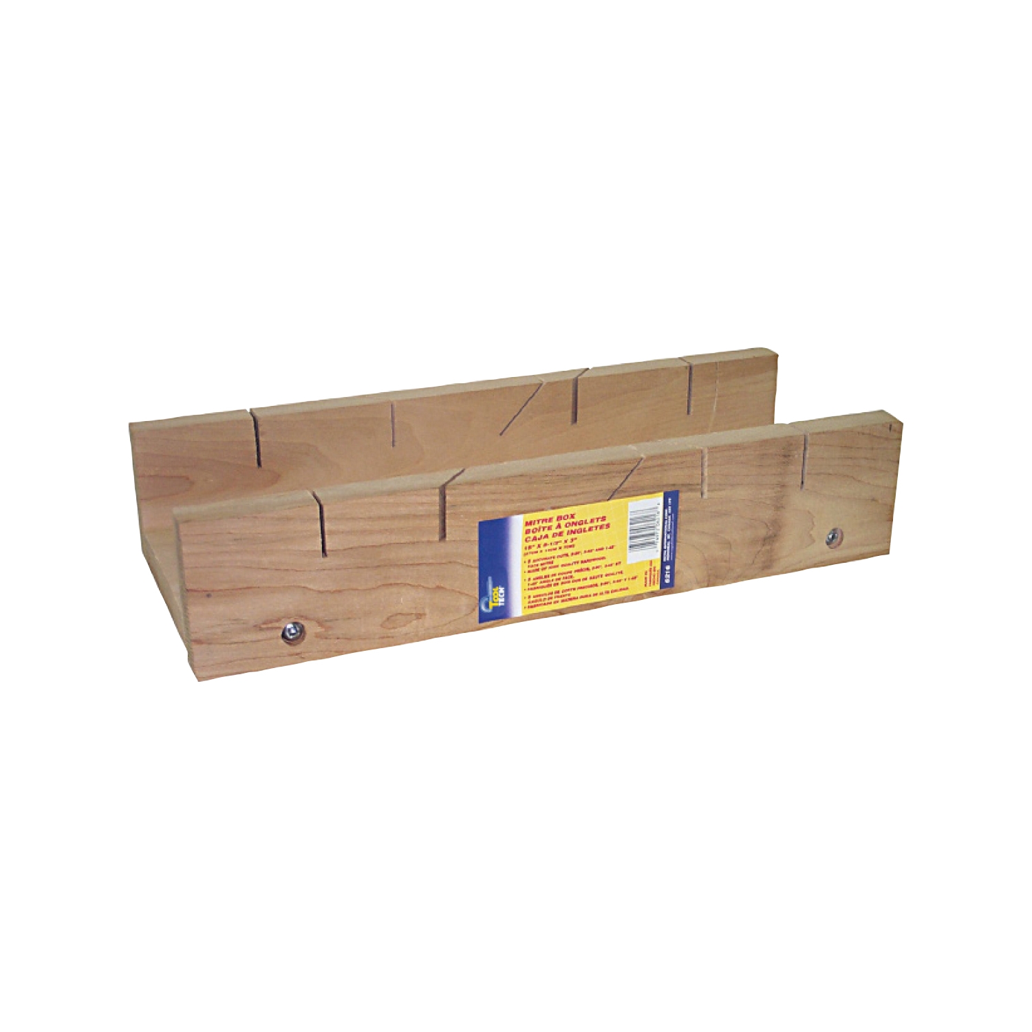 Tooltech Workbench Wood Mitre Box 5 Cuts 38cm 306216