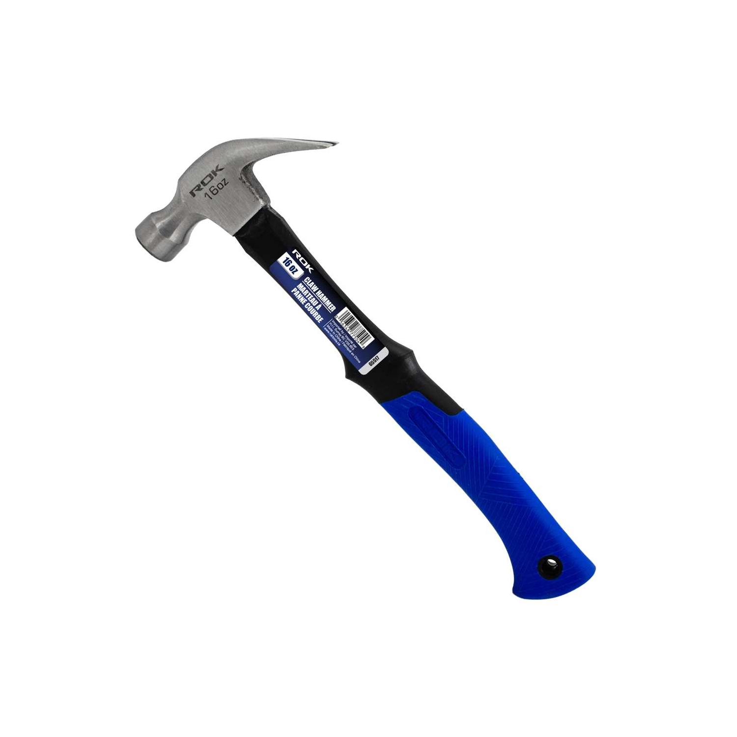 16oz claw hammer with FG handle 65517