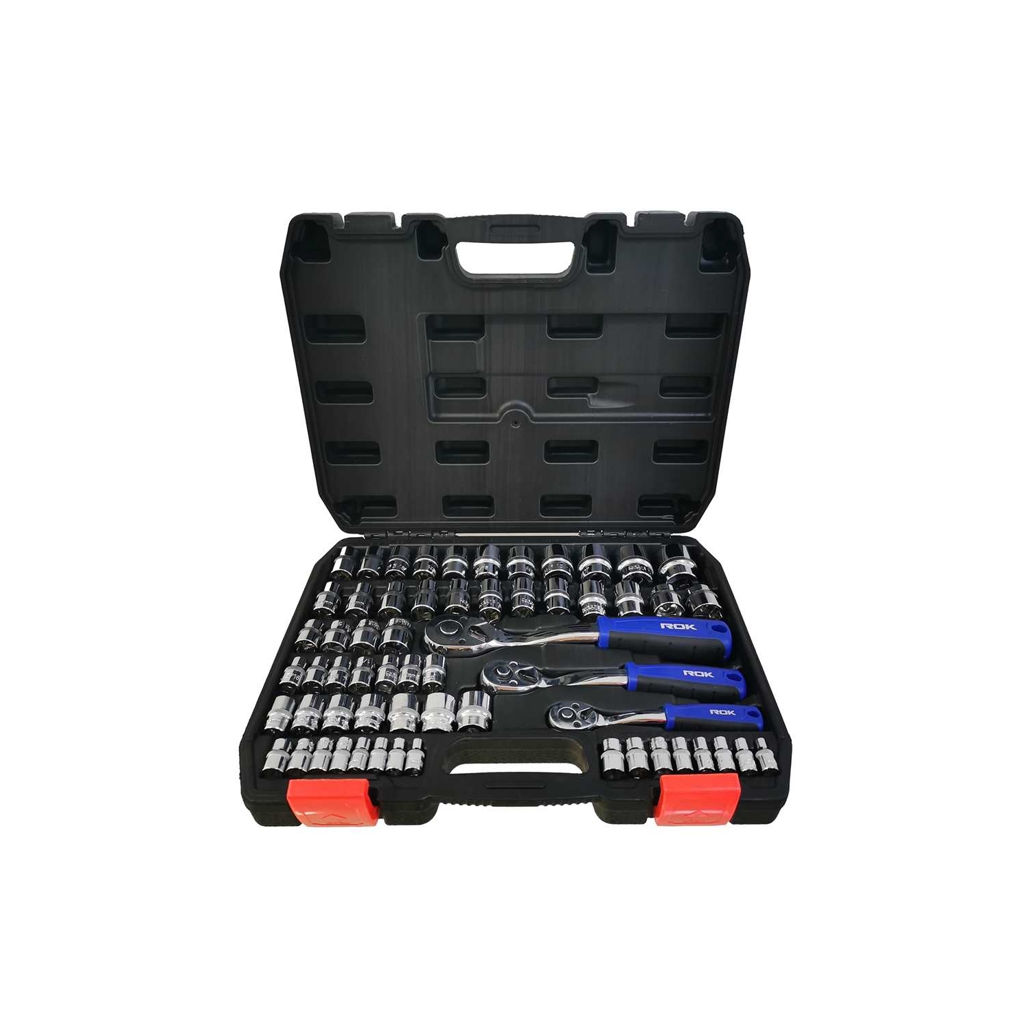 60 piece SAE and MM socket and accessory kit 63114