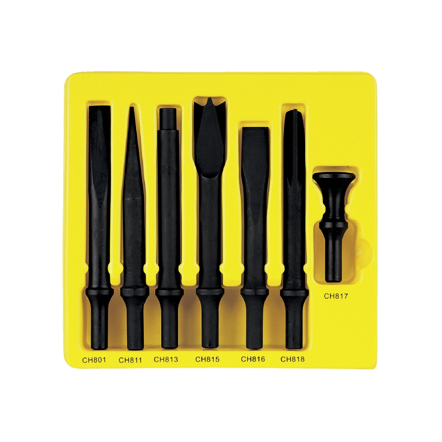 7-Piece Heavy-Duty Chisel Set with .498 Shank GRECS807