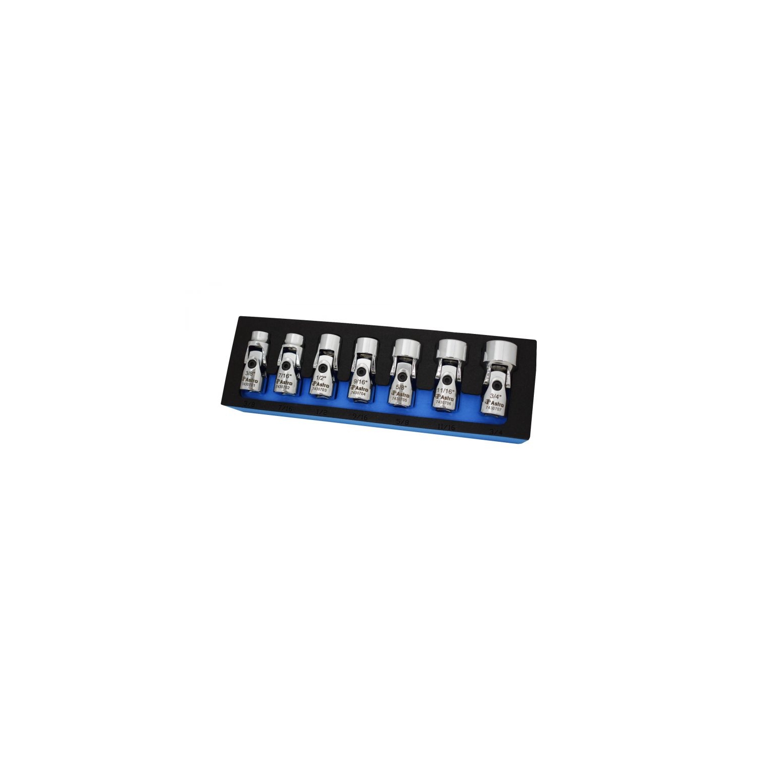 Flex socket set 3/8'' drive (74307)