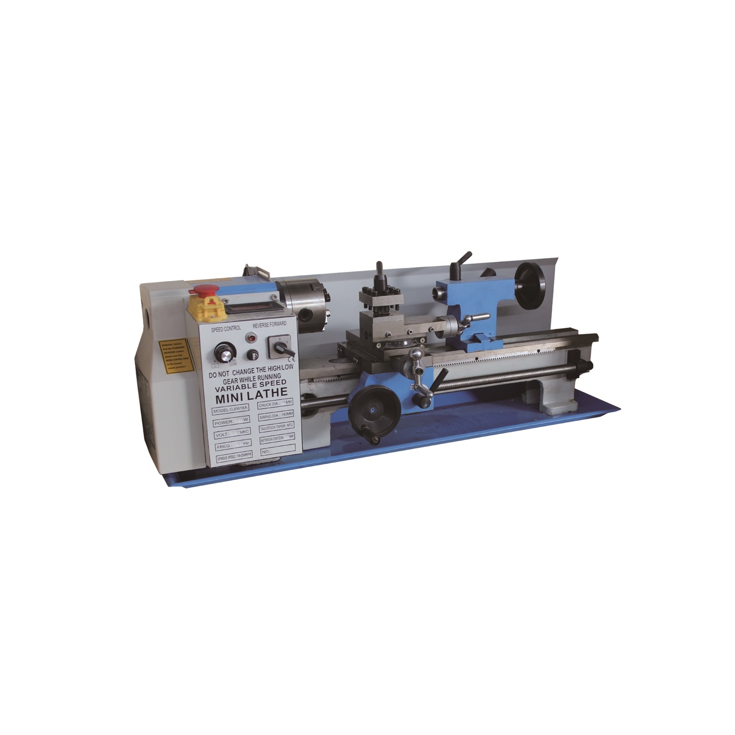 Metal lathe with speed meter display (BT0618)