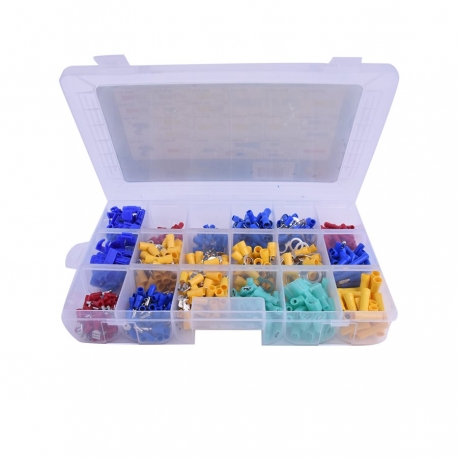600 piece insulated terminal assortment kit (712246) - CENTRE OUTILS PLUS