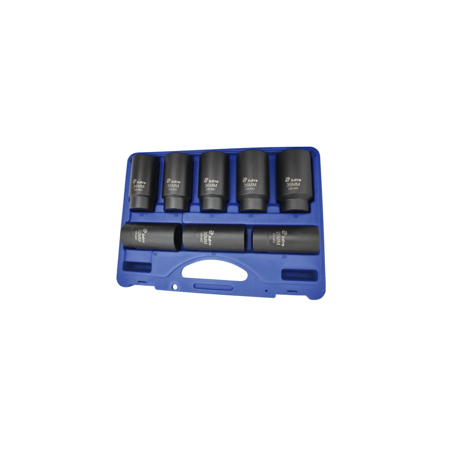 Astro tools 6 point axle nut socket set (78866)