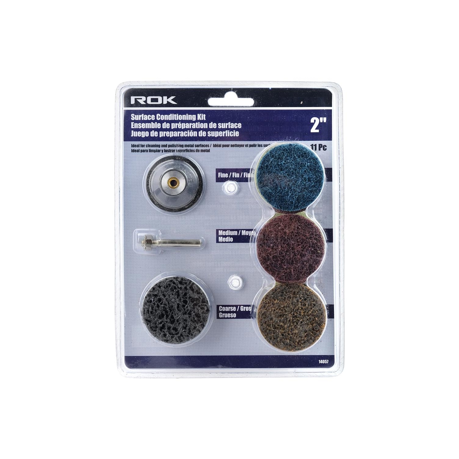 Ensemble 2'' pour preparation de surfaces (14057)