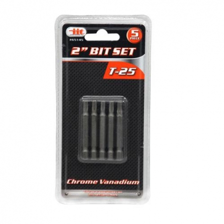 Torx 25 bit set (65145) - CENTRE OUTILS PLUS