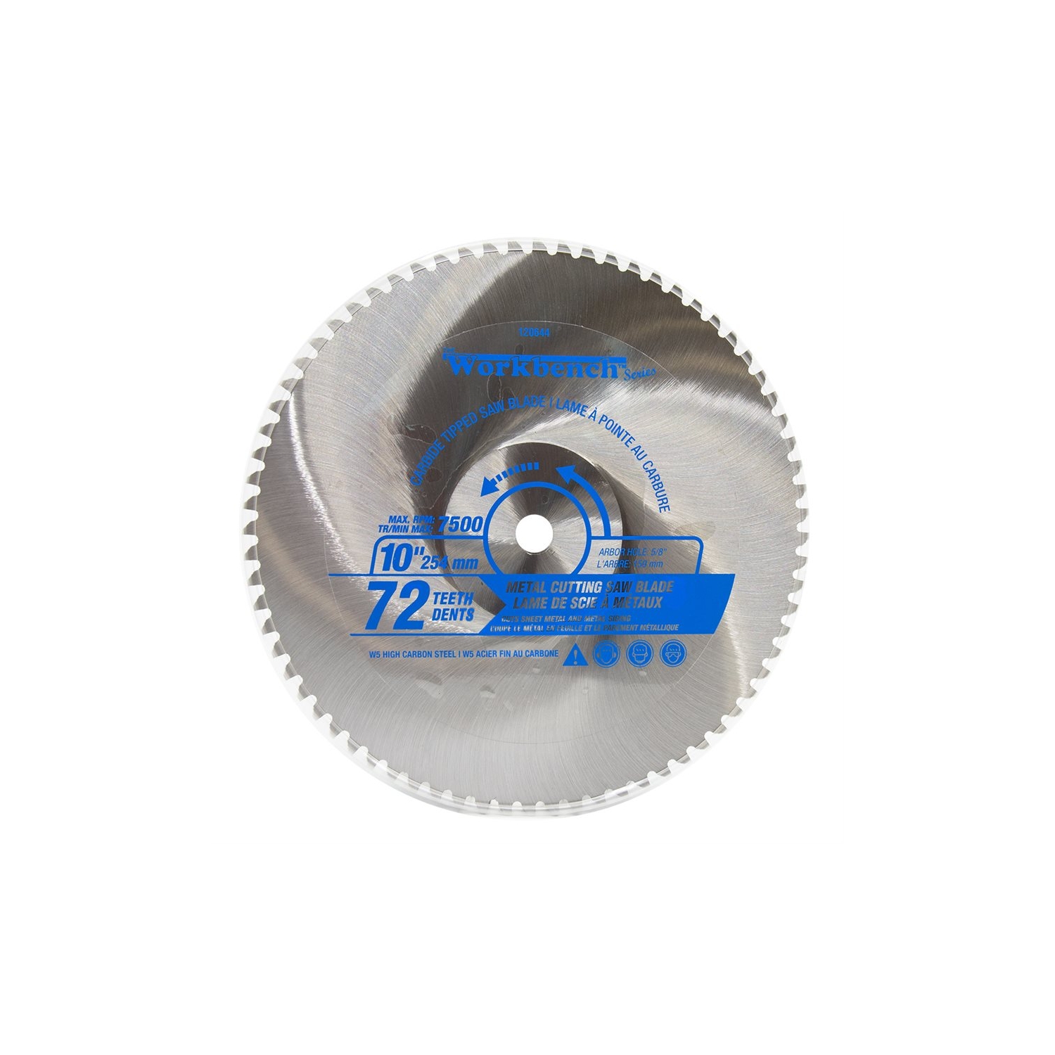 Metal cutting blade 10'' x 72 teeth (BT20644)
