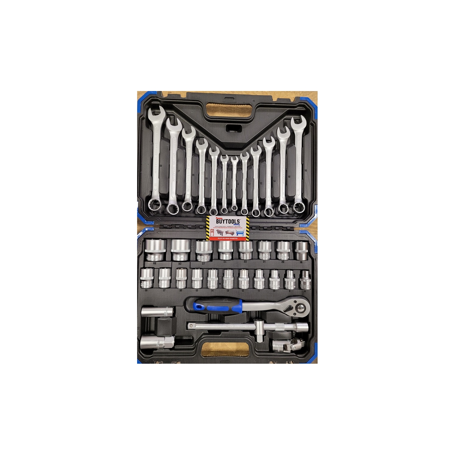 37 piece wrench and socket set 1/2'' drive (BT72T37)