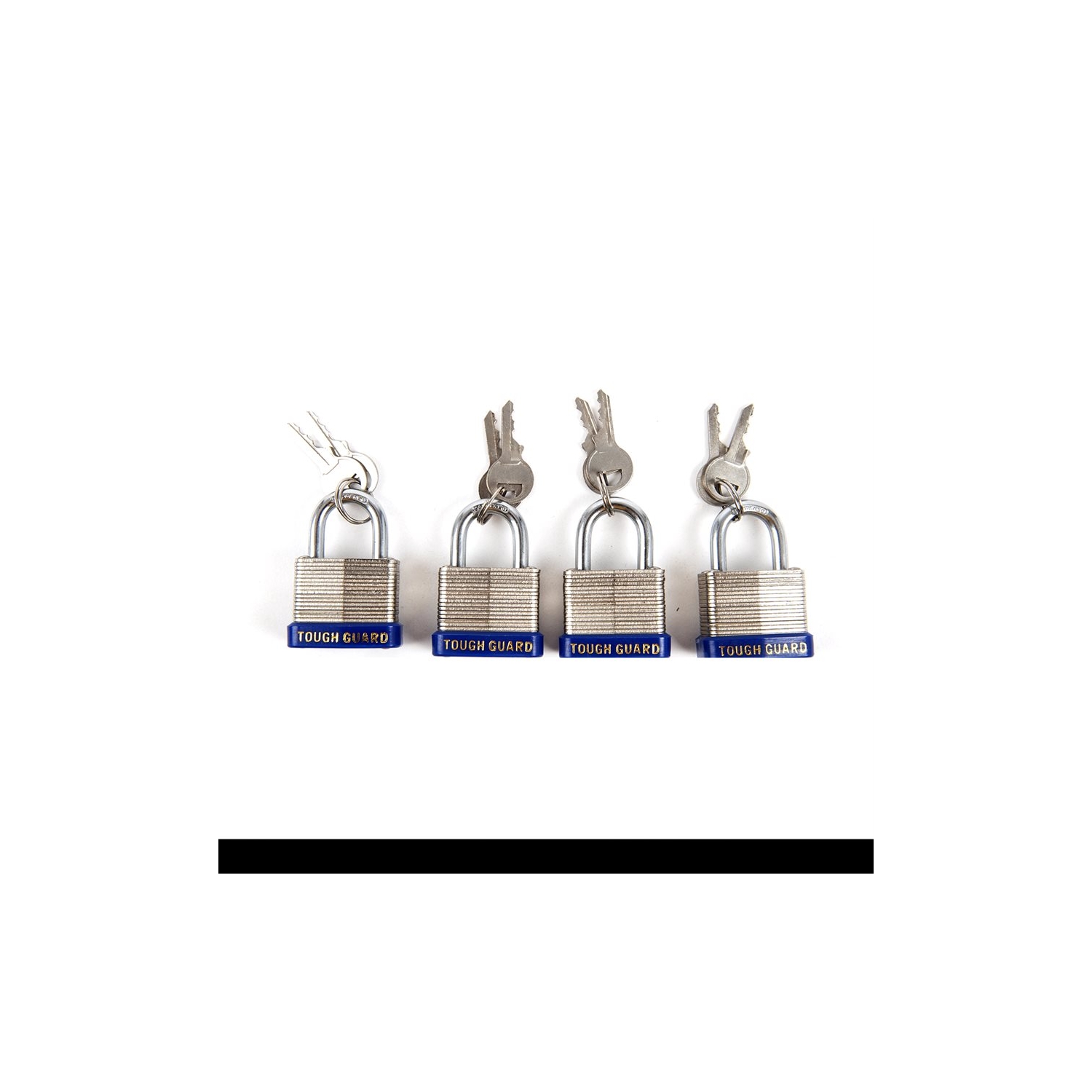 Laminated same key padlock set 30mm (732071) - CENTRE OUTILS PLUS